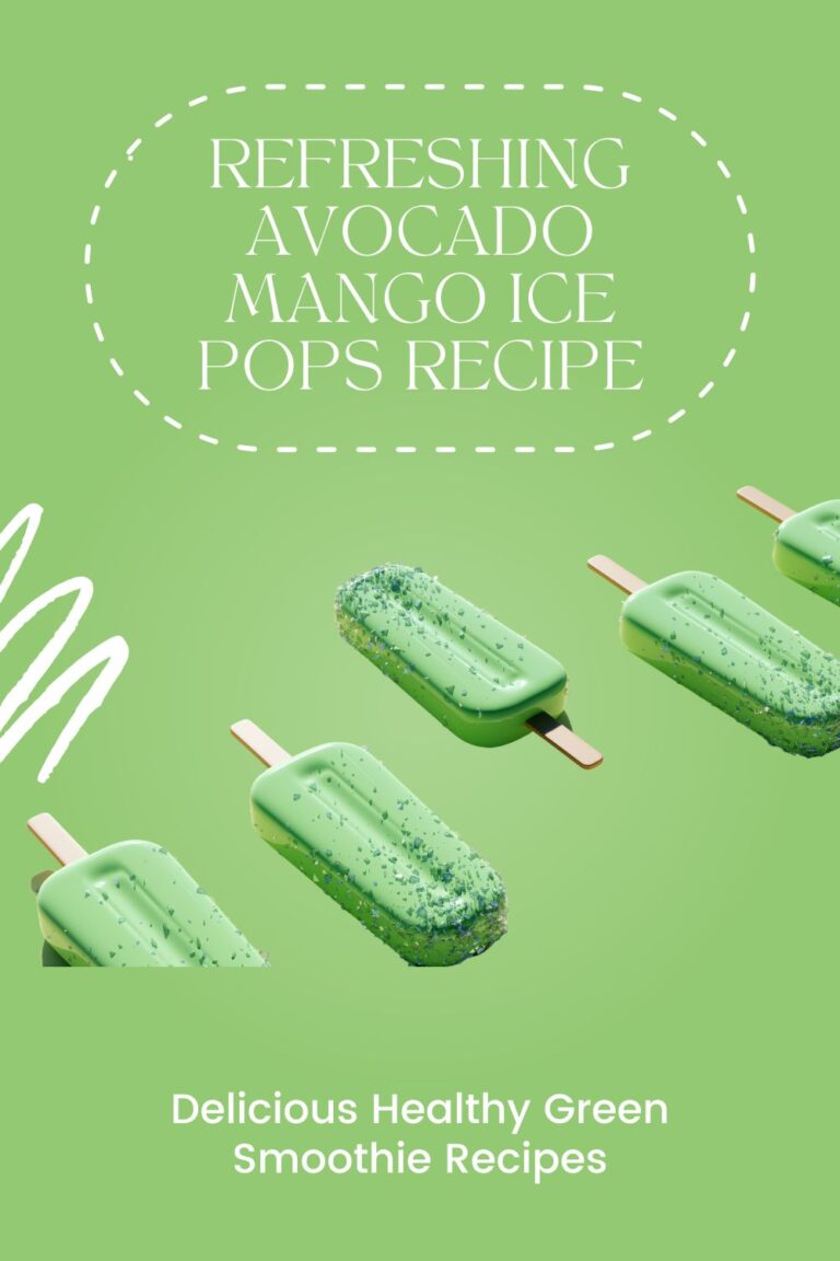 Cool Down With This Refreshing Avocado Mango Ice Pops Recipe