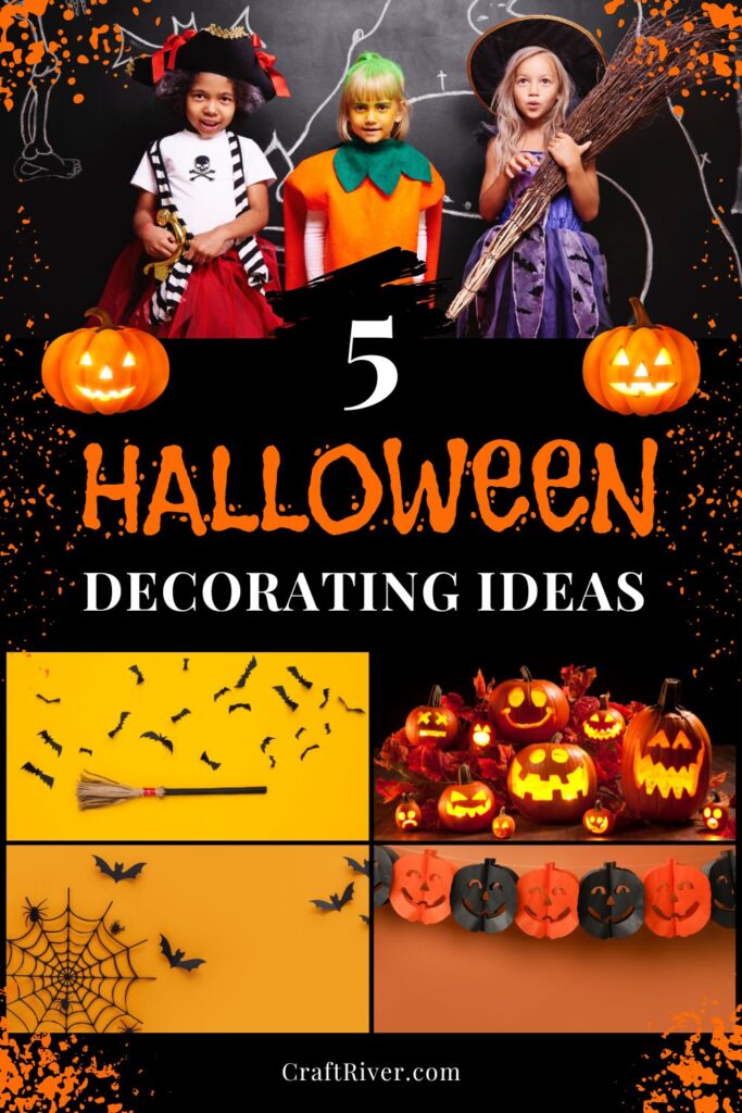 5 DIY Halloween Decorating Ideas For Kids (Hauntingly Happy Crafts!)