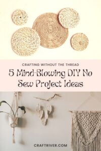 5 DIY No Sew Projects You Won't Believe Are Possible!
