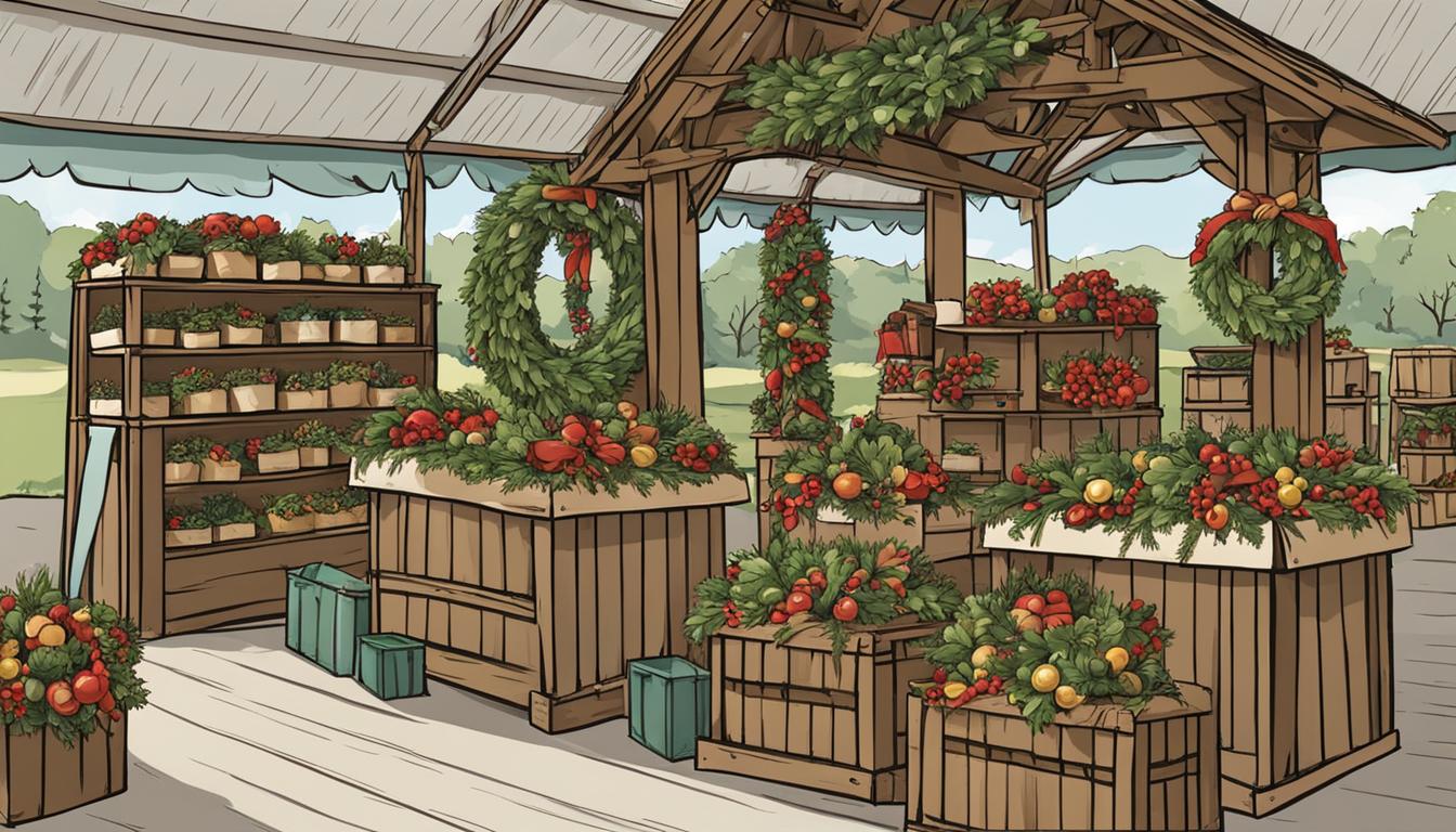 How To Display Wreaths At A Craft Show?